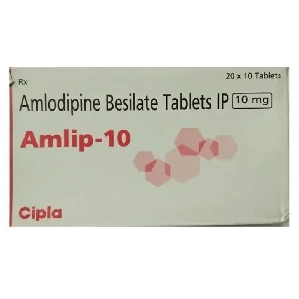 Purchase 100 Pills of Amlopress 10 mg [Amlodipine Besilate] by Cipla